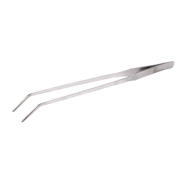 Curved Stainless Steel Extra Long Tweezers – WaKooshi